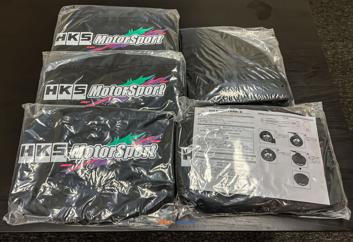 HKS, 'SPLASH' Tyre Cover Set – Race Division