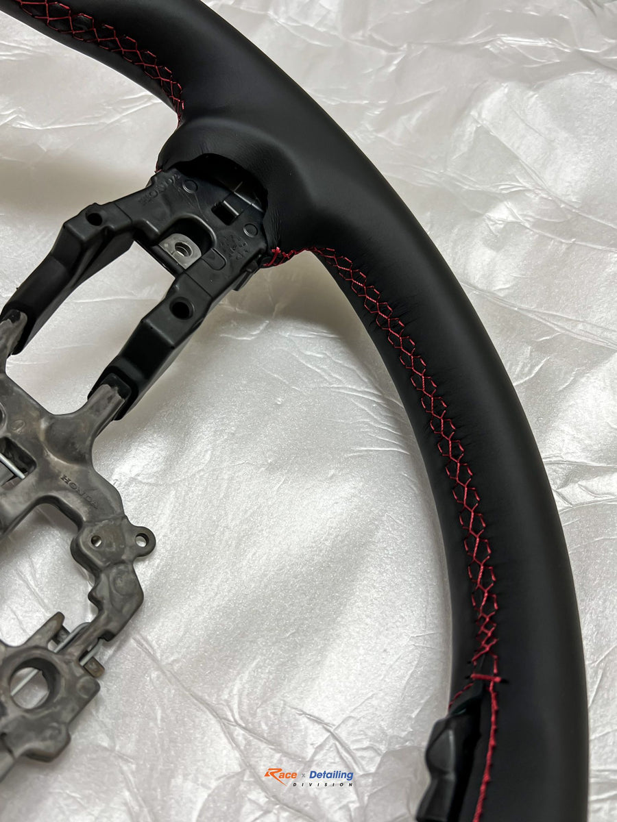 Honda, Leather Steering Wheel Grip HONDA Civic Type R FL5 – Race Division
