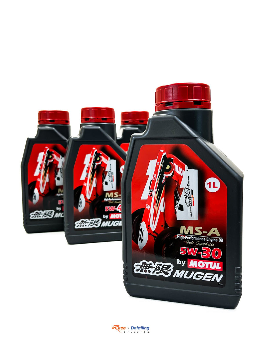 MUGEN BY MOTUL, MS-A 5W30/5W40 ENGINE OIL 1L/4L – Race Division