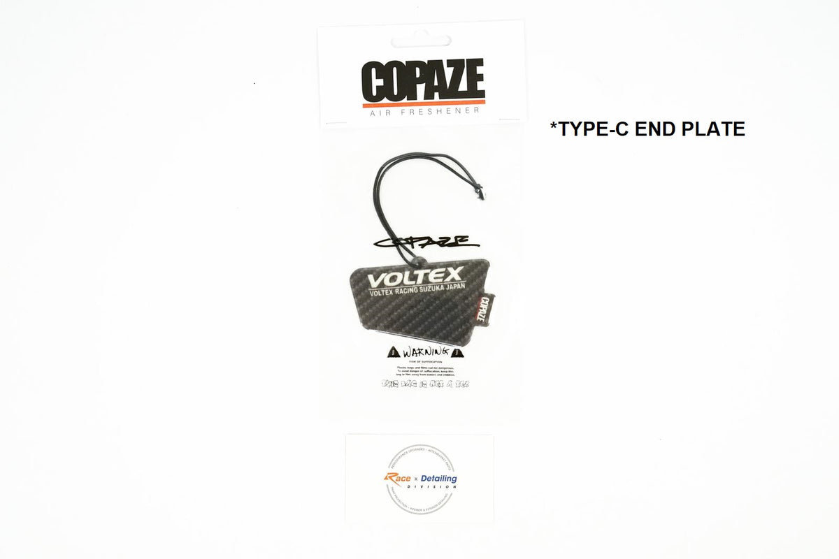 COPAZE x VOLTEX, SPOILER END PLATE AIR FRESHENER – Race Division